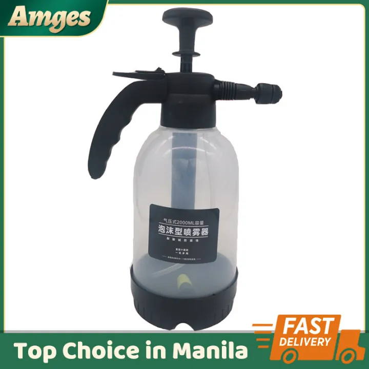 Portable Car Wash Foam Sprayer Pot Garden Pressure Sprayer Acid And ...