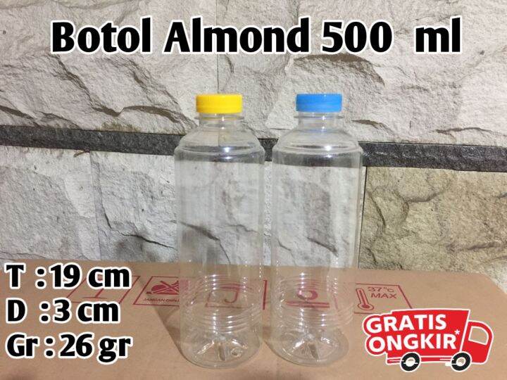 Botol almond 500 ml // botol plastik | Lazada Indonesia