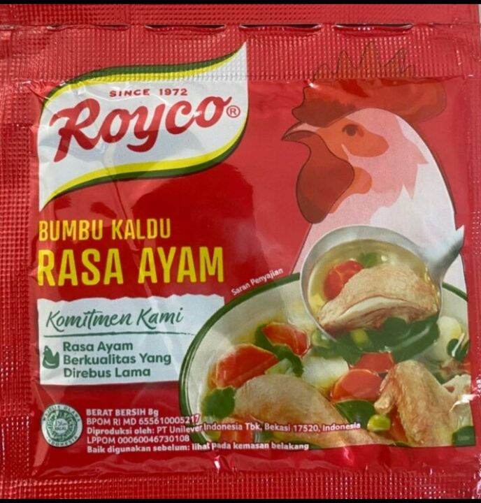Royko Ayam renceng isi 12 sachet 8g | Lazada Indonesia