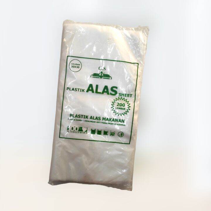 Plastik Alas Makanan 30x30 (200 Lembar) | Lazada Indonesia