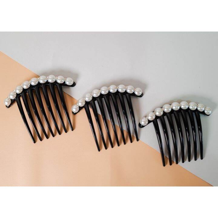 sirkam muiara/ tusuk sanggul mutiara/hiasan sanggul modern | Lazada ...