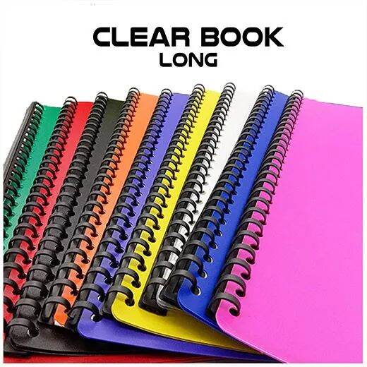 20 Pages CLEAR BOOK (LONG) | Lazada PH