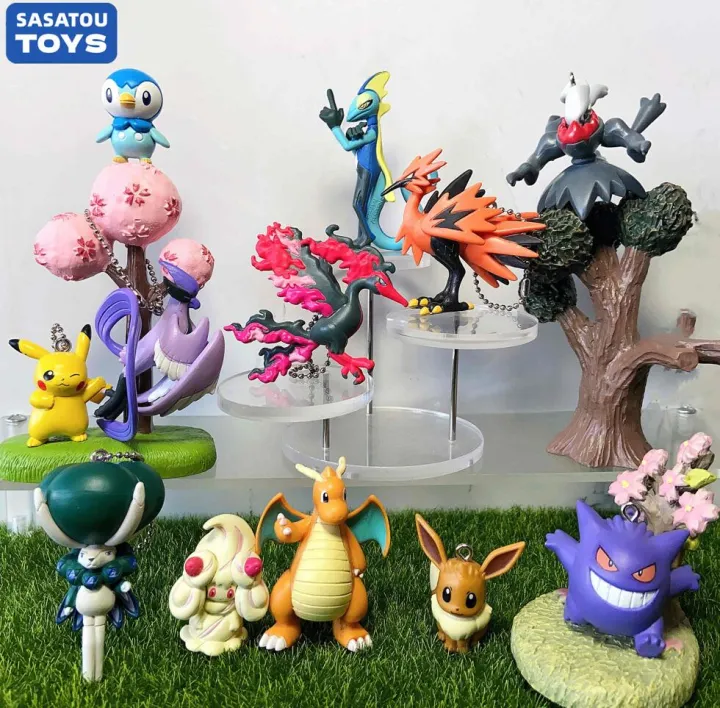 Pokemon figures Pikachu Galar Region Zapdos Articuno Moltres Dragonite ...