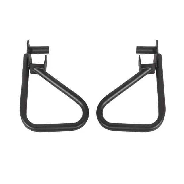 2PCS (Pair) Dip Bars Pull Up Grip Handles Steel Dip Bar Attachments ...