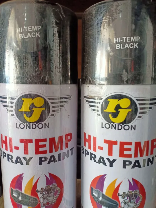 cat semprot Hi temp 400 CC , tahan panas , rj London , spray , Pylox ...