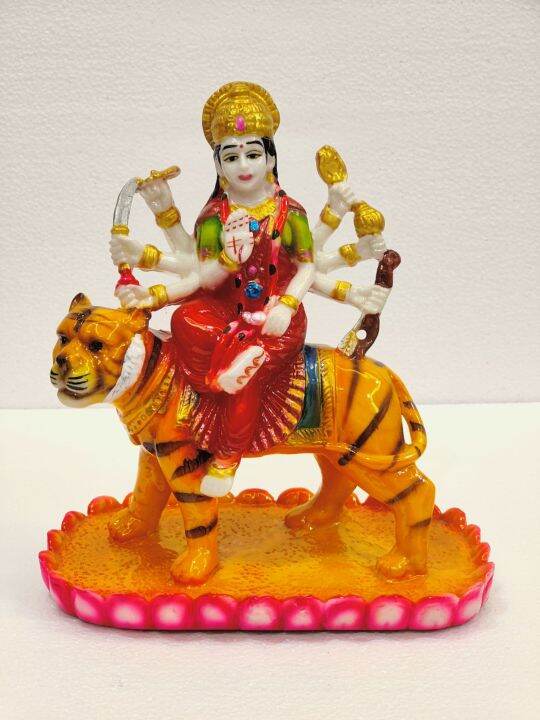 Goddess Maa Durgai Amman Devi Idol Statue MATA Rani Puja Decorative ...