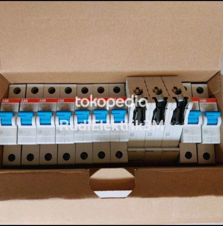 MCB ABB 35A 1Phase Original PLN type SH 201 Biru | Lazada Indonesia
