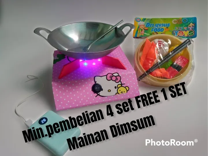 Mainan anak Kompor Led bisa di cas | Lazada Indonesia