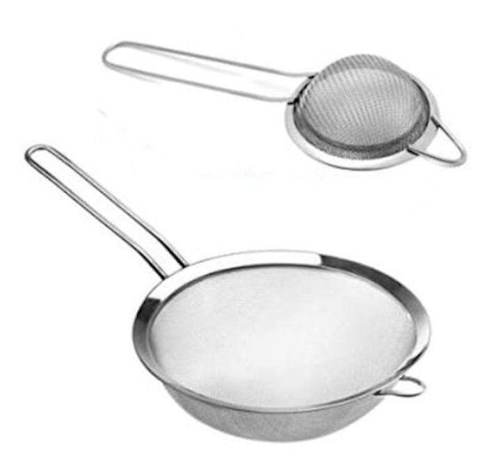 Saringan Minyak Saringan Ceko Full Stainless steel 8 cm kecil & 12 cm ...