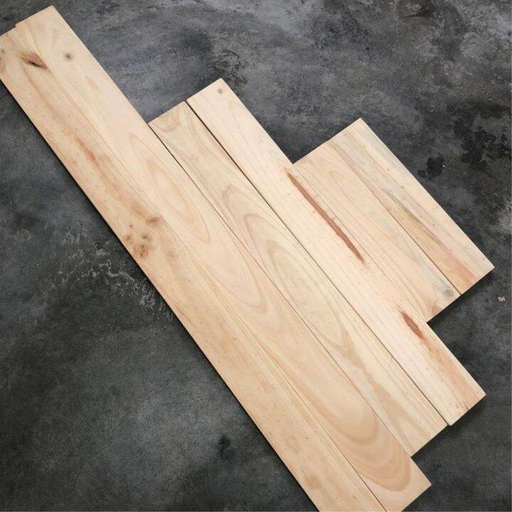 NEW Kayu pine 12mm thickness length 300/600/900mm/ SIAP KETAM seni ...