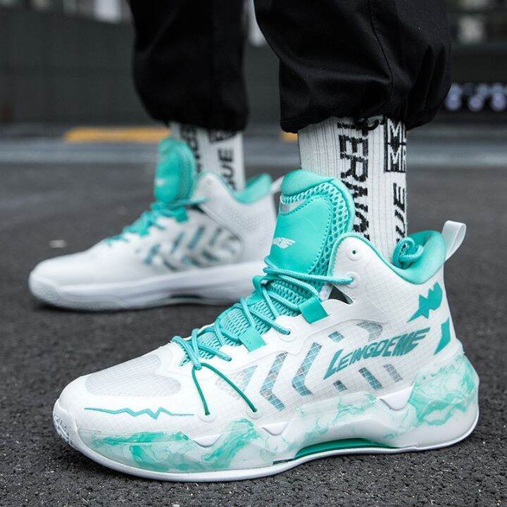 Sharp Blade 2 Snow Blue Basketball Shoes Sound Cement Floor Male and ...