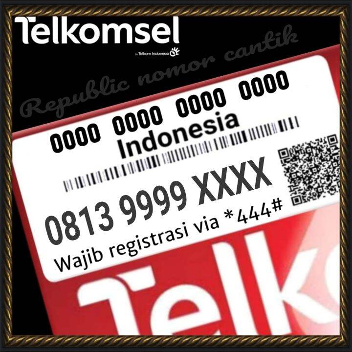 nomor cantik telkomsel simpati 4G kartu prabayar PIN | Lazada Indonesia