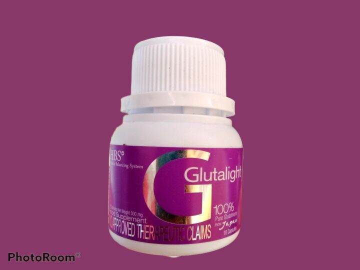 HBS GLUTALIGHT 500mg/capsule 10 capsules/bottle | Lazada PH