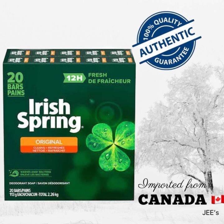 Irish Spring soap Original 20 Bars | Lazada PH