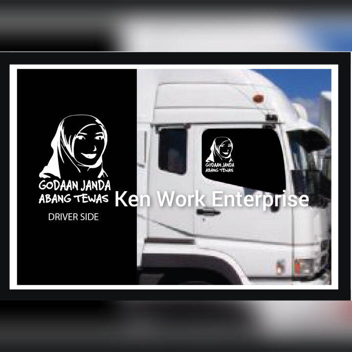 Lorry sticker side window | Lazada