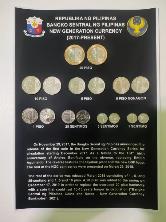 NEW GENERATION SERIES COIN SET WITH LAYOUT | Lazada PH