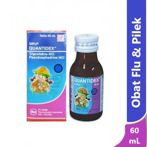 Obat Sirup Quantidex Sirup 60 mL - obat pilek influenza | Lazada Indonesia