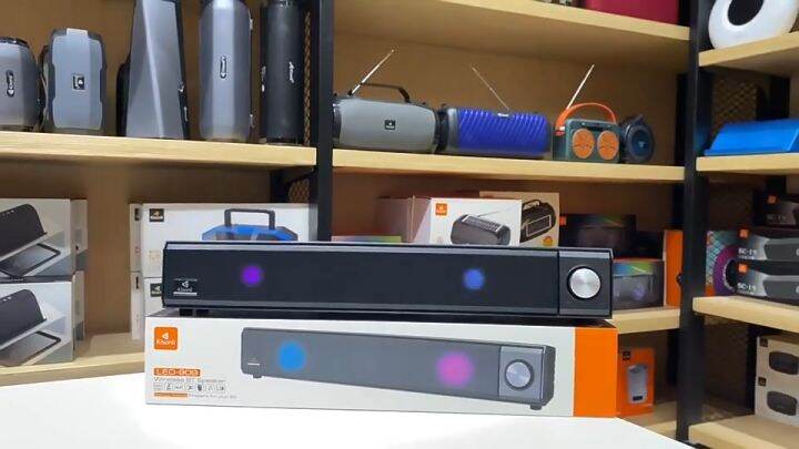 Kisonli LED-909 Soundbar Portable Speaker Subwoofer Bluetooth Bass ...