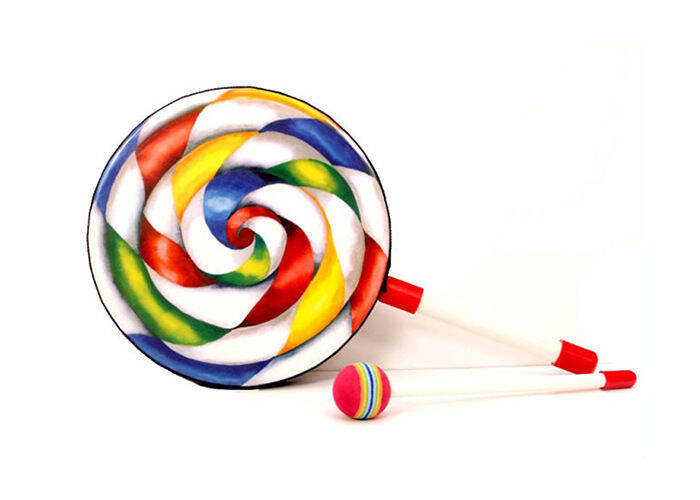 Lollipop Drum 🥁 Colourful Music Instruments Musical Toys Alat-alat ...