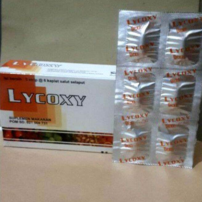 lycoxy harga per 1 strip utuh isi 6 tablet | Lazada Indonesia