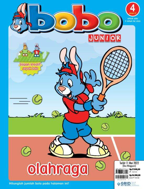 Majalah BOBO JUNIOR 4 edisi Mei 2022 | Lazada Indonesia