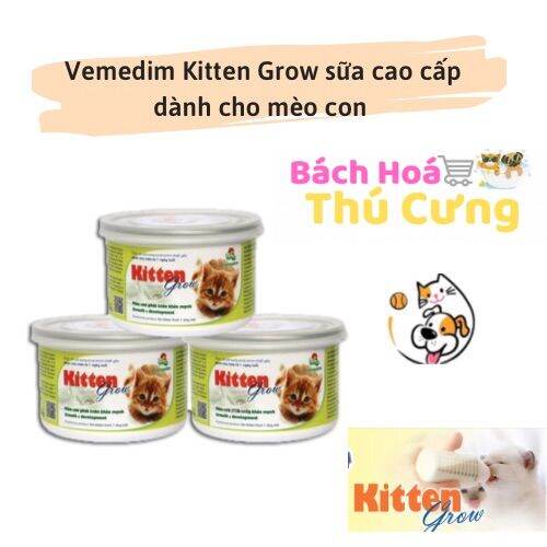 Vemedim Kitten Grow sữa cao cấp dành cho mèo con, bổ sung acid amin ...