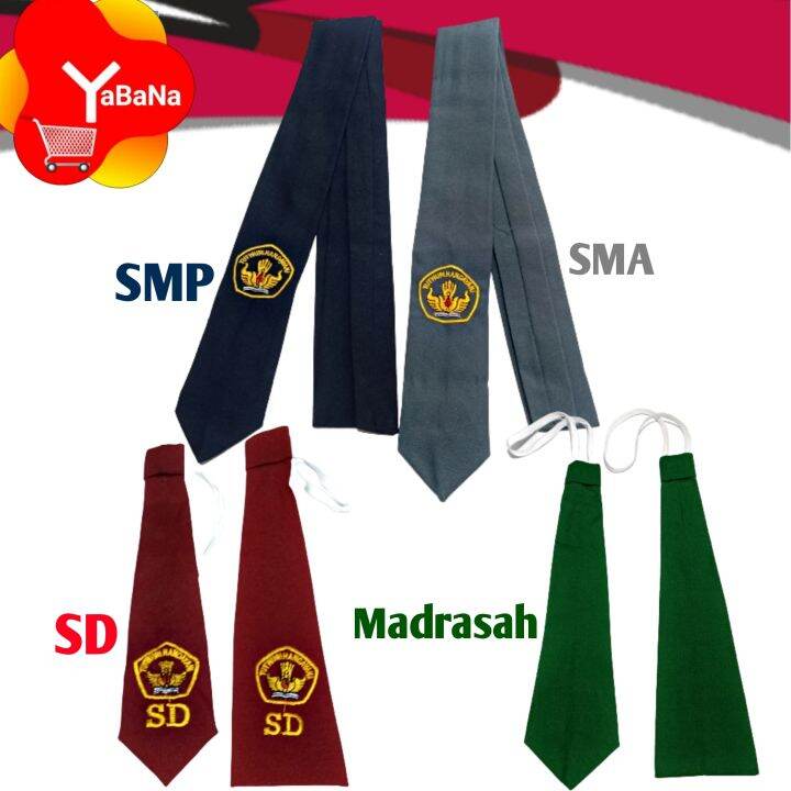 Dasi Anak sekolah Atribut sekolah MADRASAH SD SMP SMA satuan | Lazada ...