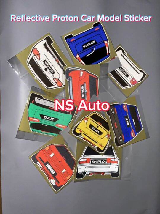 Proton Car Model Sticker Iswara/Wira/Saga/Waja/Exora/Saga2016/X70/X50 ...