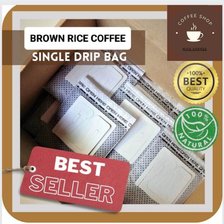 Brown Rice Coffee in DRIPBAGS 20pcs (No Caffeine) | Lazada PH