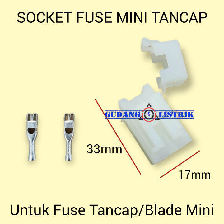 Socket Fuse Tempat Sekring Tancap Blade Mini Tanpa Kabel | Lazada Indonesia