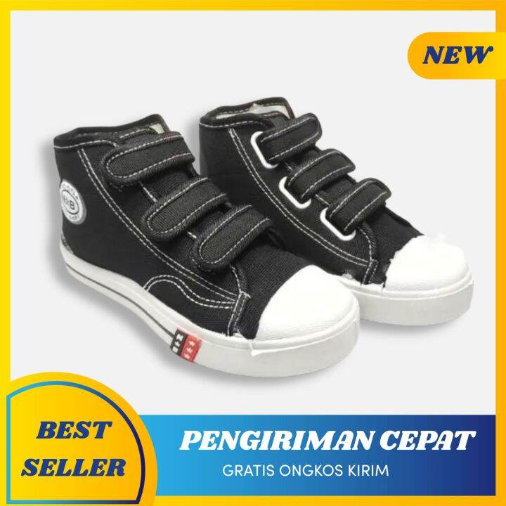 SEPATU SEKOLAH NB P3 HITAM PUTIH PREPET | Lazada Indonesia