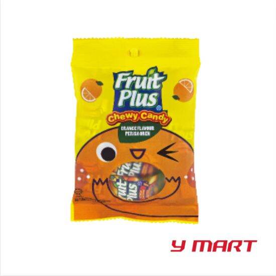 Fruit Plus Chewy Candy 1 Pack 10 Sweets Orange Flavour | Lazada