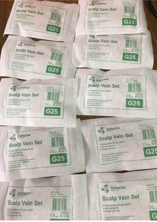 10 pieces Scalp vein set g25 | Lazada PH