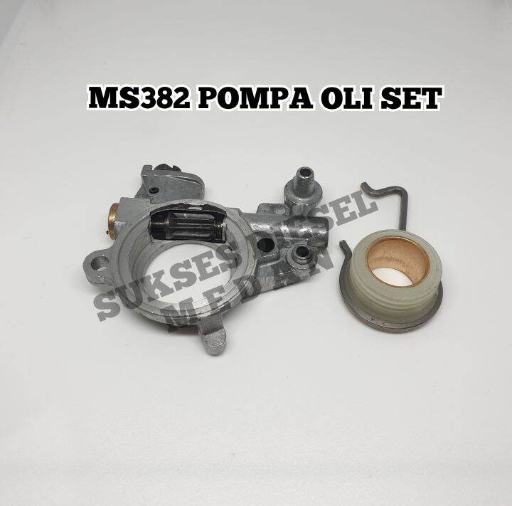MS382 MS 382 Lub Oil Pump Pompa Oli Otomatis Oil Pump Olie Gergaji ...