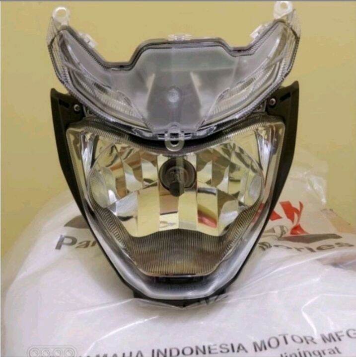 Reflektor lampu depan headlamp Yamaha Mt25 plus lampu senja kode Mt25 B04 original. | Lazada ...