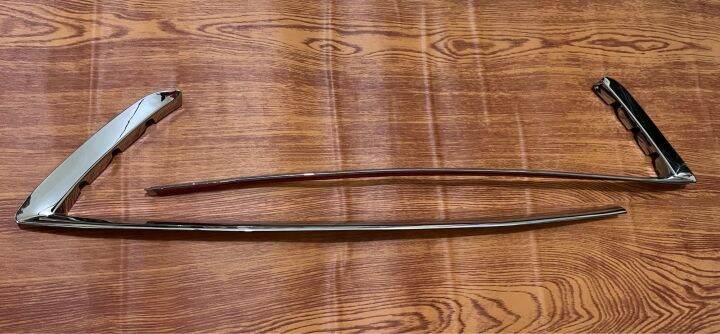 LOWER FRONT GRILL TRIM CHROME COVER TOYOTA VIOS 2013 2014 2015 2016 ...