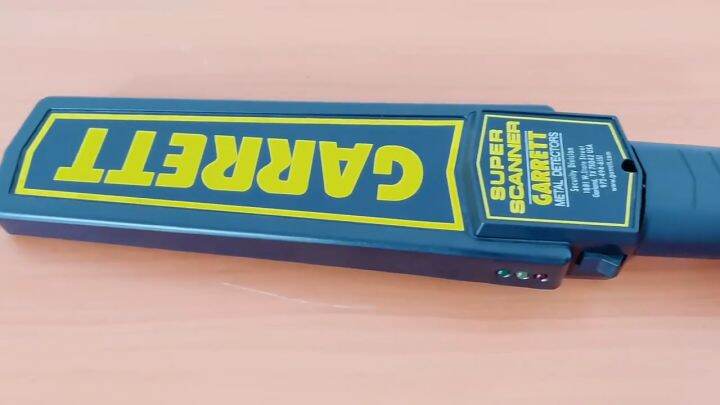 Handheld Metal Detector GARRETT Portable High Sensitivity Airport ...