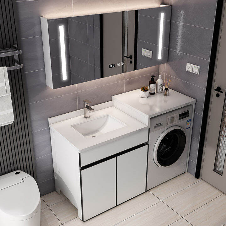 Stone Plate Whole Washbin Bathroom Cabinet Modern Balcony Washing ...