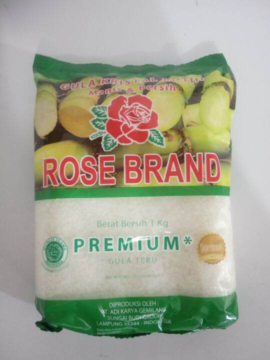 gula rose brand gula kristal putih kemasan 1 kg | Lazada Indonesia