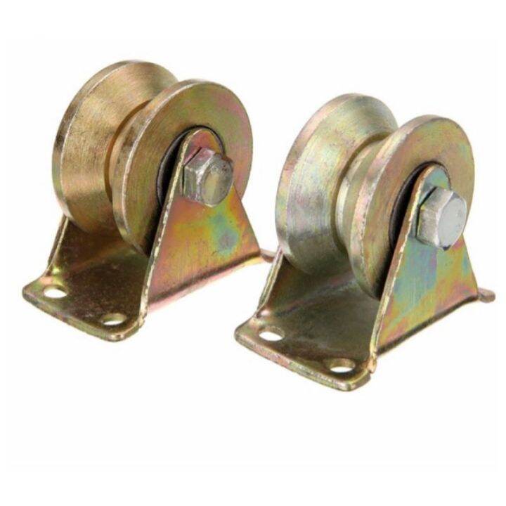 COD 1piece 3. 4 inches V U Groove gate roller wheel Sliding Gate Roller ...