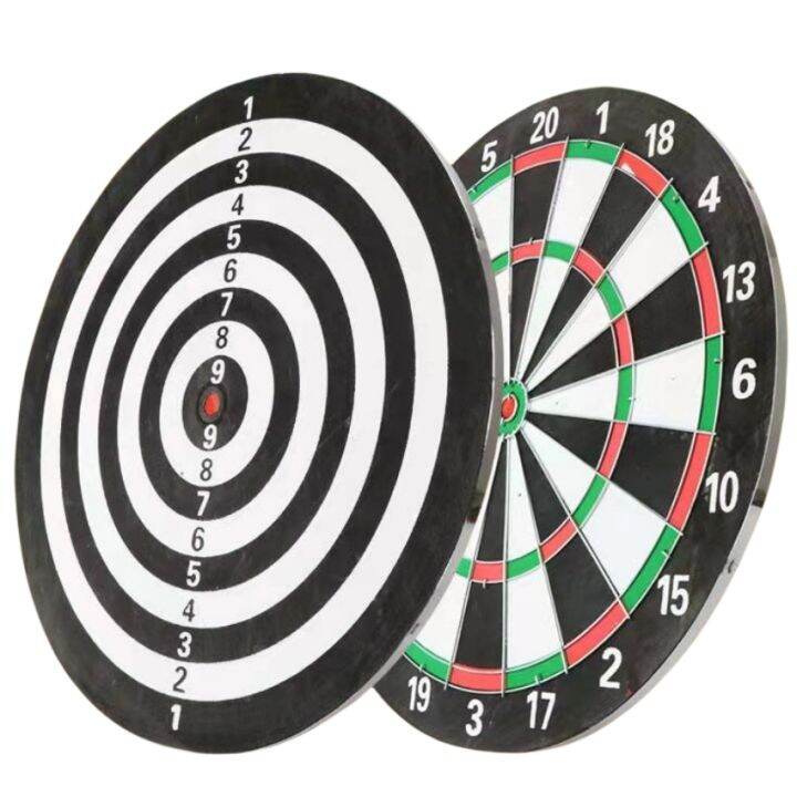 12/17Inch Double-Sided Dart Board Original Set With Dart Pins Indoor ...