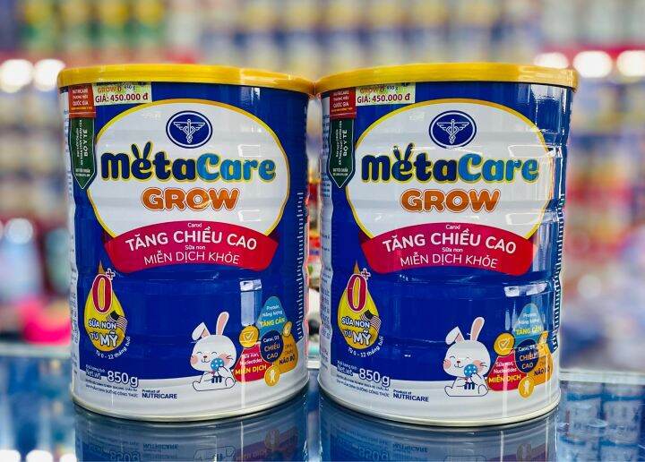 {COMBO 2 LON} Sữa Bột Nutricare Metacare Grow 0+ (850g) | Lazada.vn