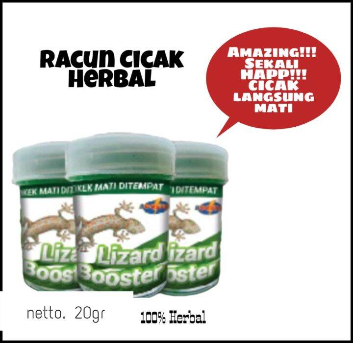 RACUN CICAK DAN TOKEK HERBAL LIZARD BOOSTER RACUN CICAK HERBAL RANCAK ...