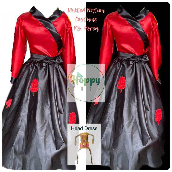 MS KOREA UNITED NATION COSTUME SOUTH KOREA GIRL COMPLETE SET | Lazada PH