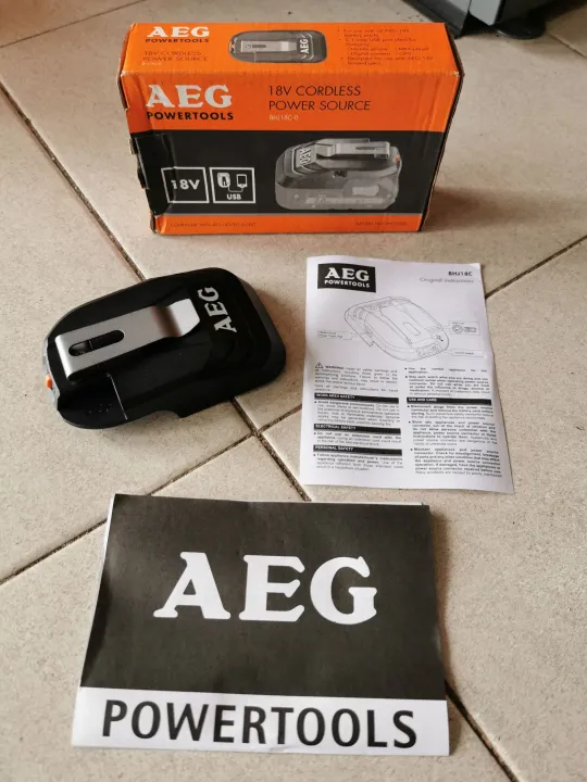 AEG 18v Cordless Power Source Usb output & 12v Output | Lazada PH