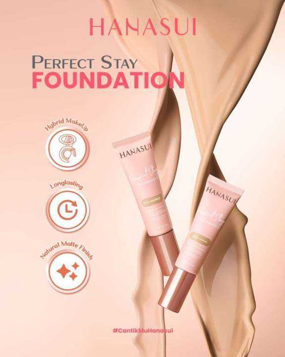 Hanasui Perfect Stay Foundation | Lazada Indonesia