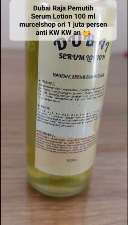 Dubai Raja Pemutih Serum Lotion 100 ml | Lazada Indonesia