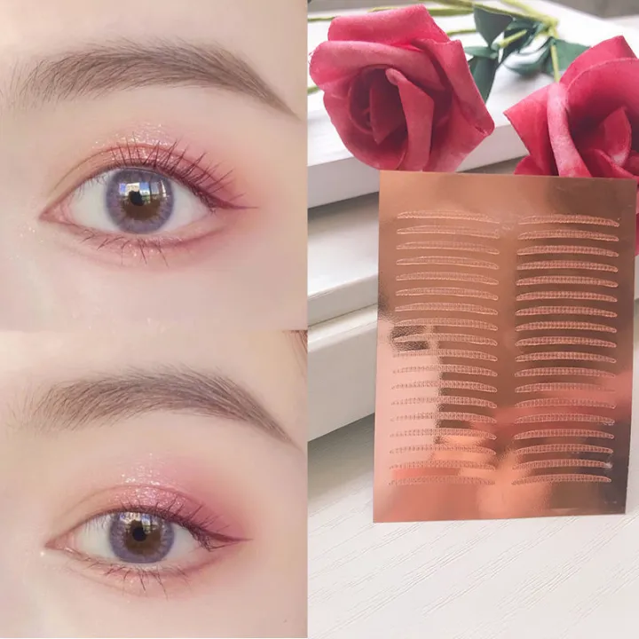 Thin Double Eyelid Stickers Invisible Natural Skin Color Extremely Fine ...