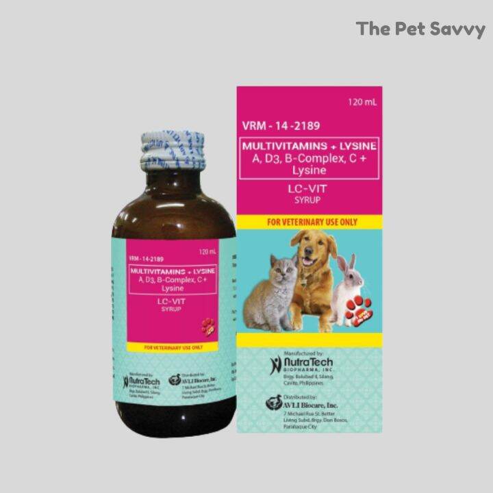 Multivitamins + Lysine Syrup (120 ml) | Lazada PH