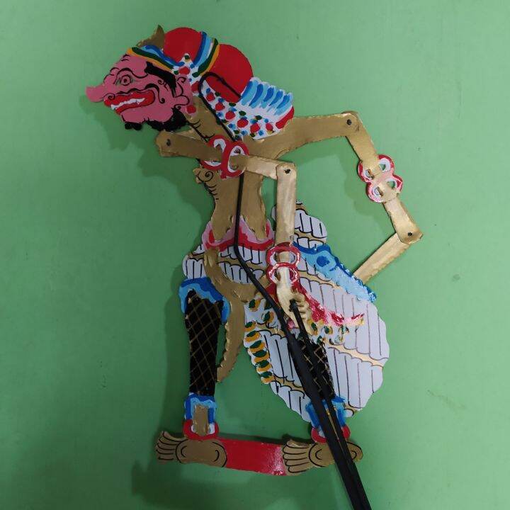 WAYANG kulit kertas mainan Sengkuni ukuran standar pentas,cat bolak ...